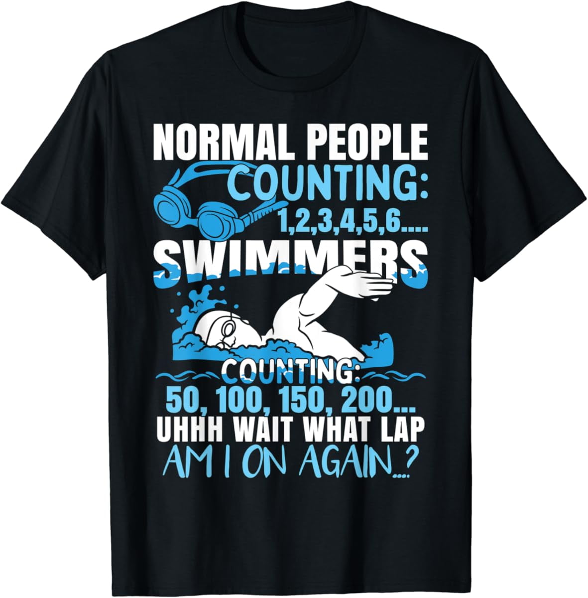 Sam Soft Swimming Humor Swim T-Shirt Unisex Cotton Tee Full Size S-5XL ...