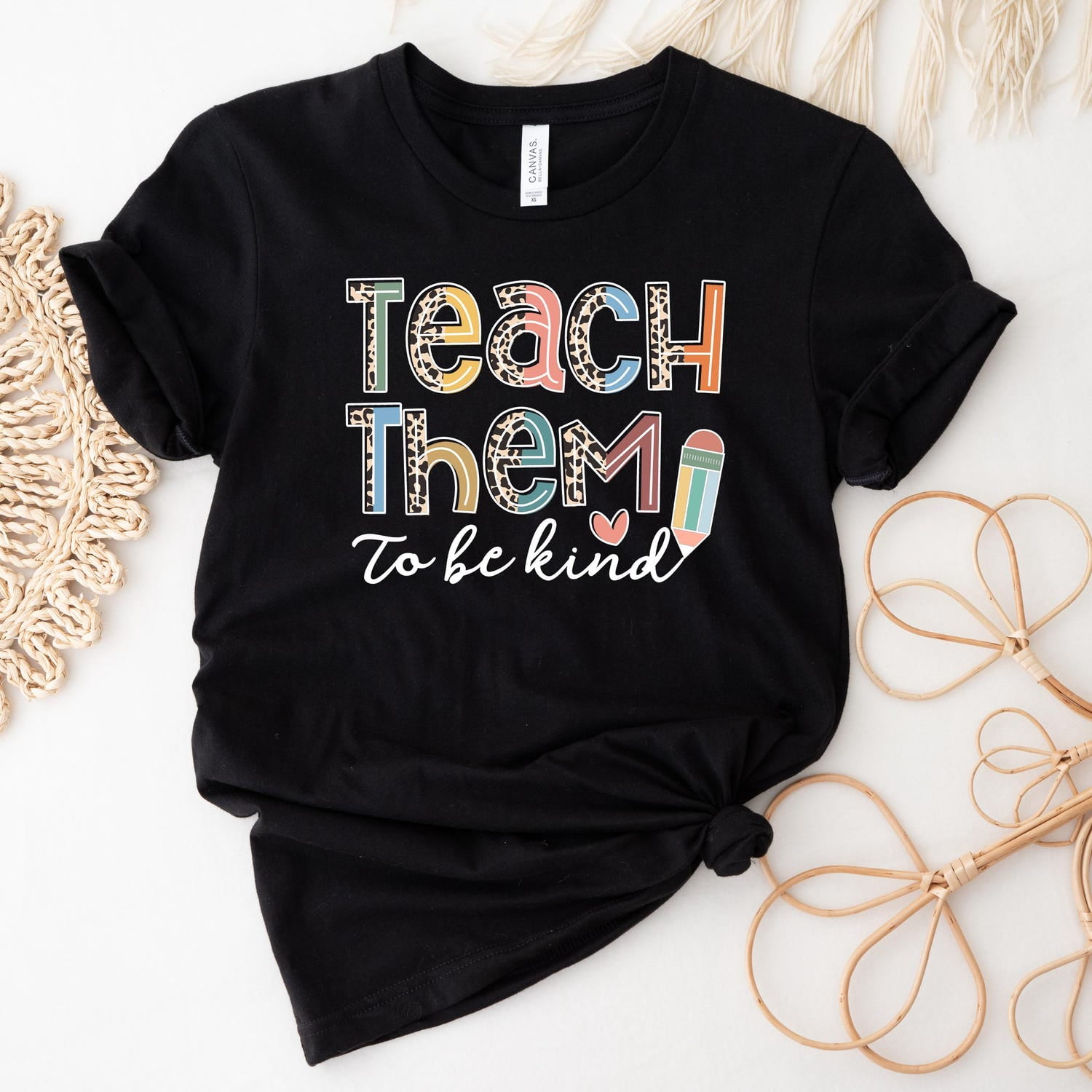 Sam Soft Teach Them To Be Kind Shirt, Teacher Shirt, Teacher Gift, Back ...
