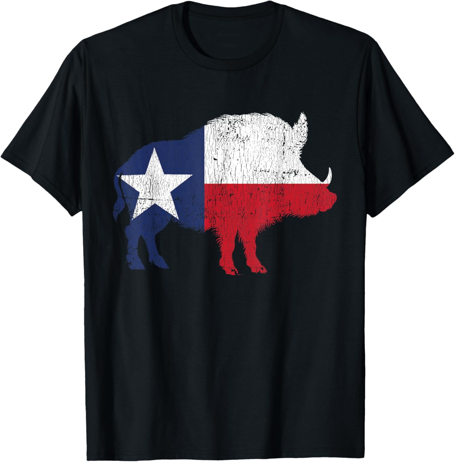 Sam Soft Texas Boar Hunter - Feral Boar Hunting Texas State Flag T ...