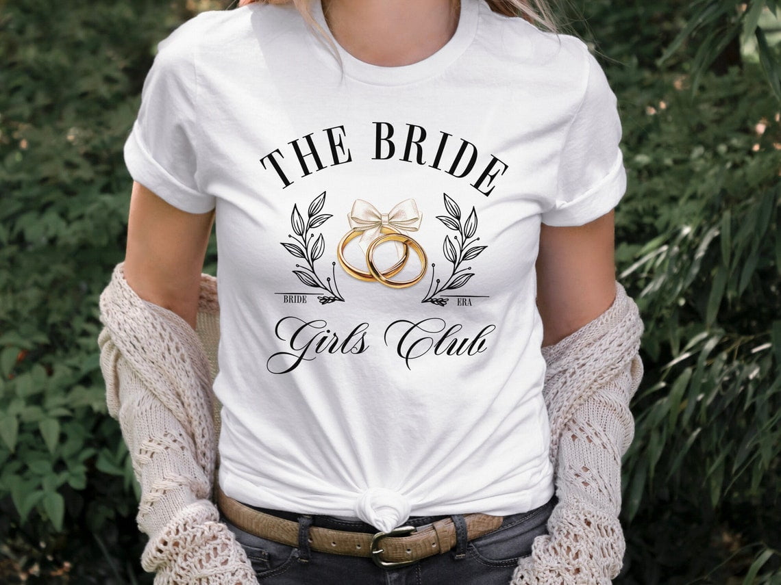 Sam Soft The Bride Girls Club Shirts, Bride Team Shirt, Bachelorette ...