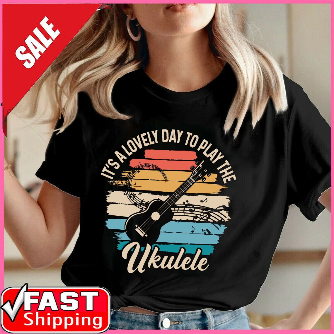 Sam Soft Ukulele Player Shirt, Ukulele Gift, Stringed Instrument, Music ...