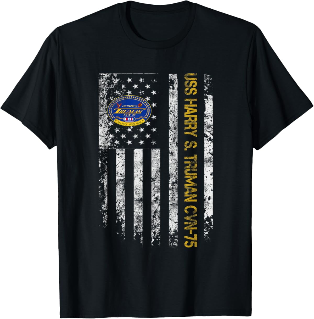 Sam Soft Uss Harry S. Truman Cvn-75 Aircraft Carrier Veteran Flag T ...