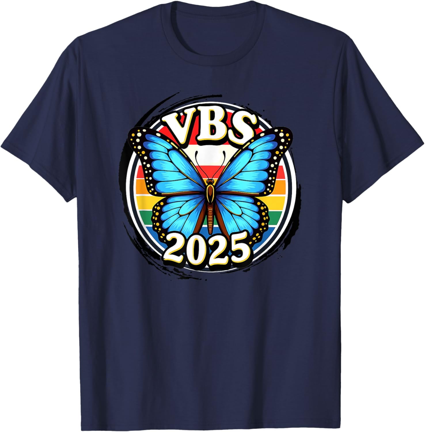 Sam Soft VBS 2025 Magnified Vacation Bible School Butterfly VBS Team T ...