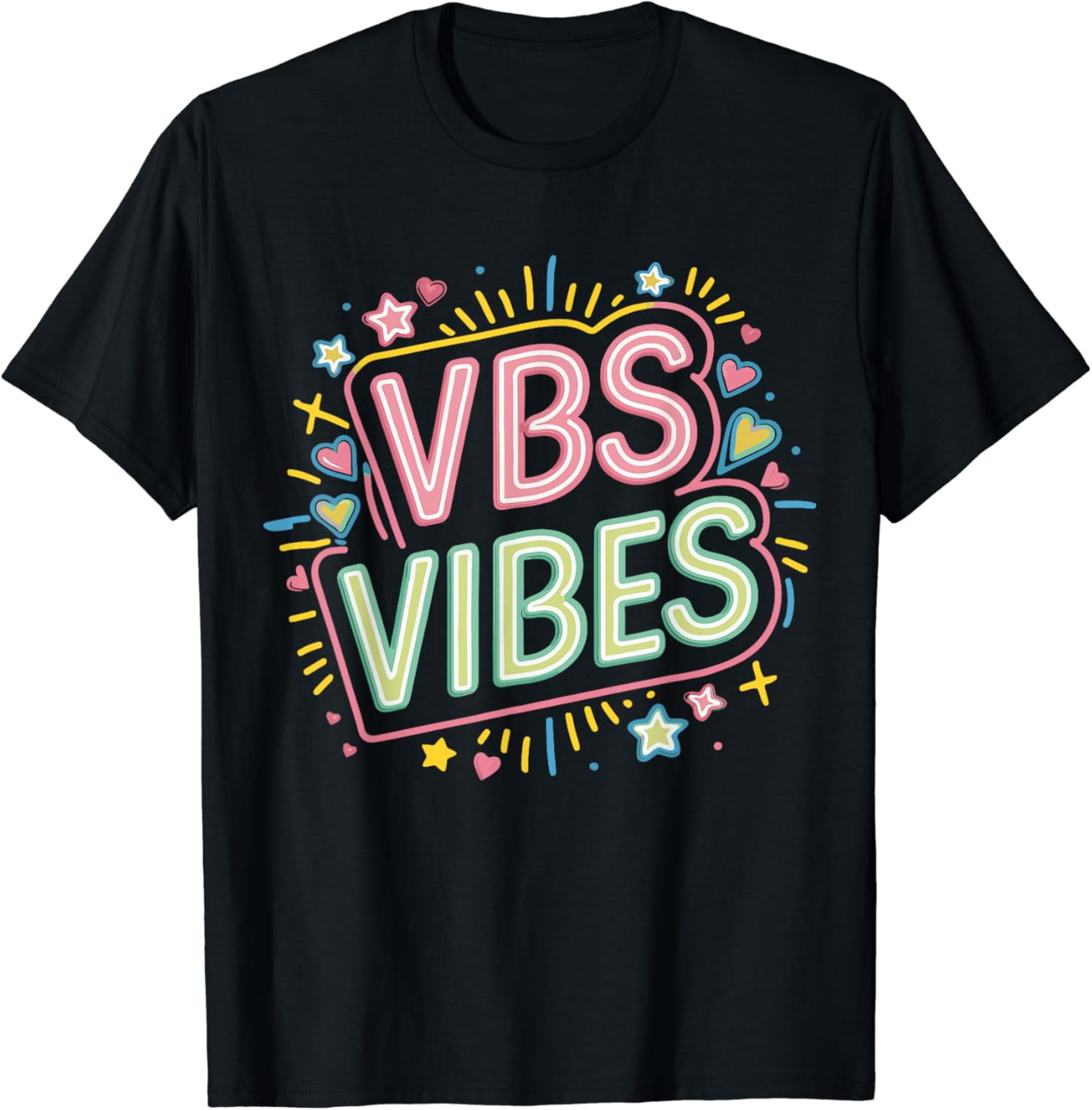 Sam Soft VBS Vibes Faith-Based Activities Religious Education T-Shirt - Walmart.com