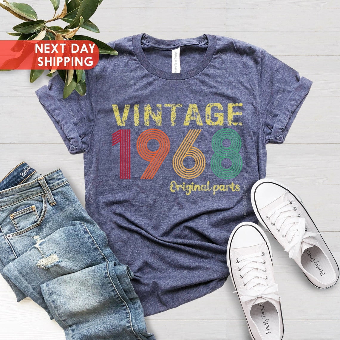 Sam Soft Vintage 1968 Shirt, 57th Birthday Gift For Women, 1968 Retro ...