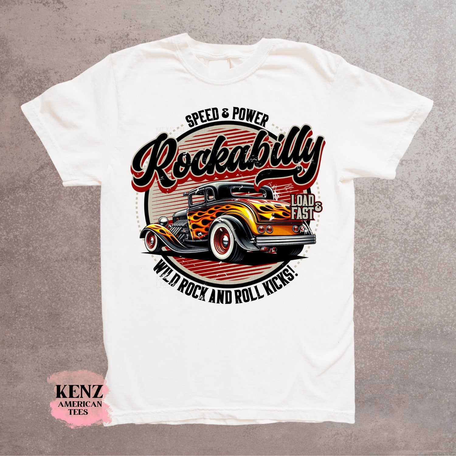 Sam Soft Vintage Muscle Car Graphic T-Shirt, Classic American Muscle ...