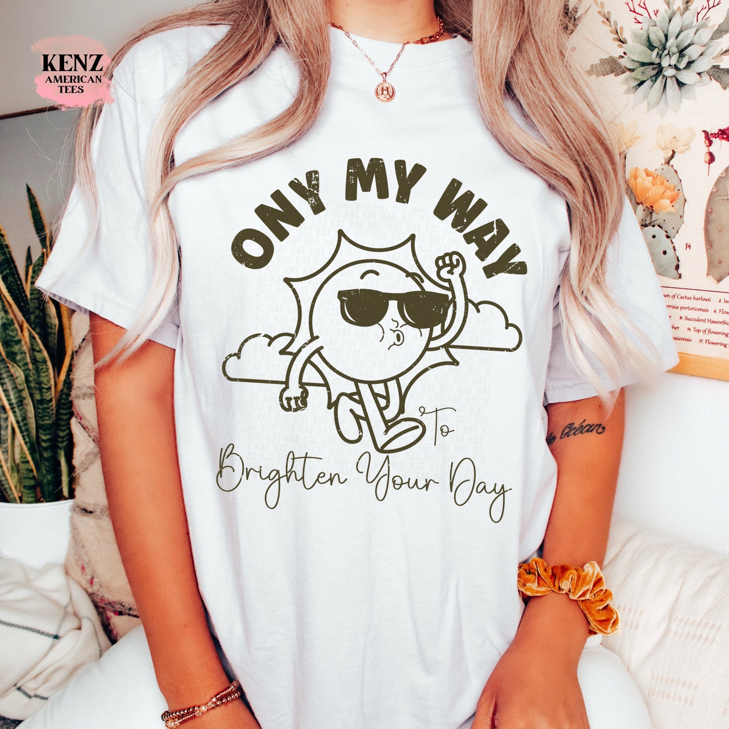 Sam Soft Vintage Sunshine Shirt On My Way To Brighten Your Day Shirts ...