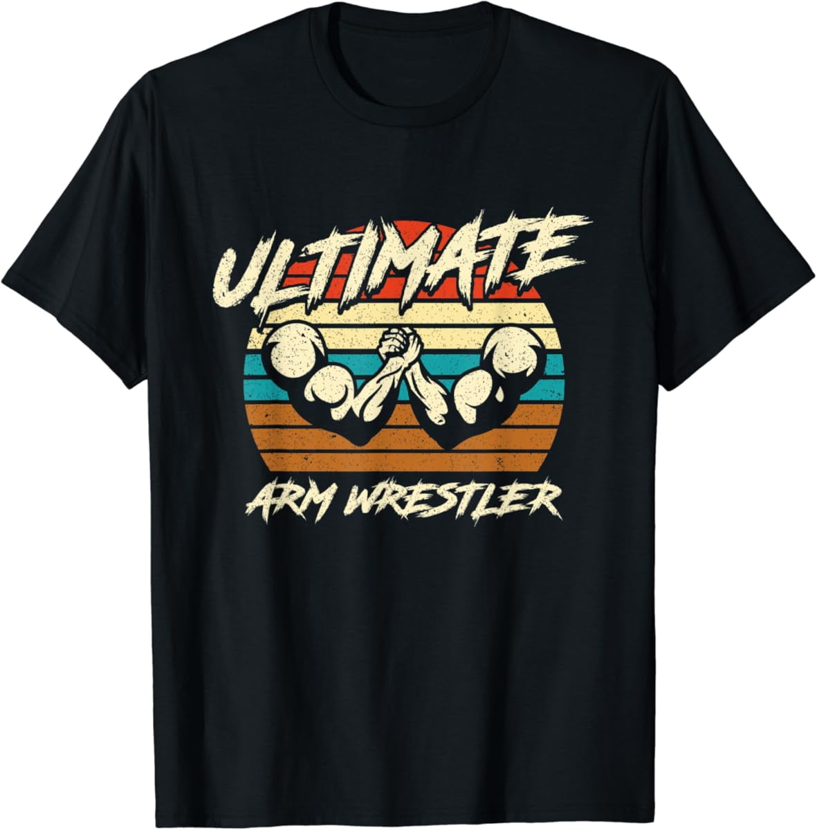 Sam Soft Vintage Ultimate Arm Wrestler Retro Arm Wrestling T-Shirt ...
