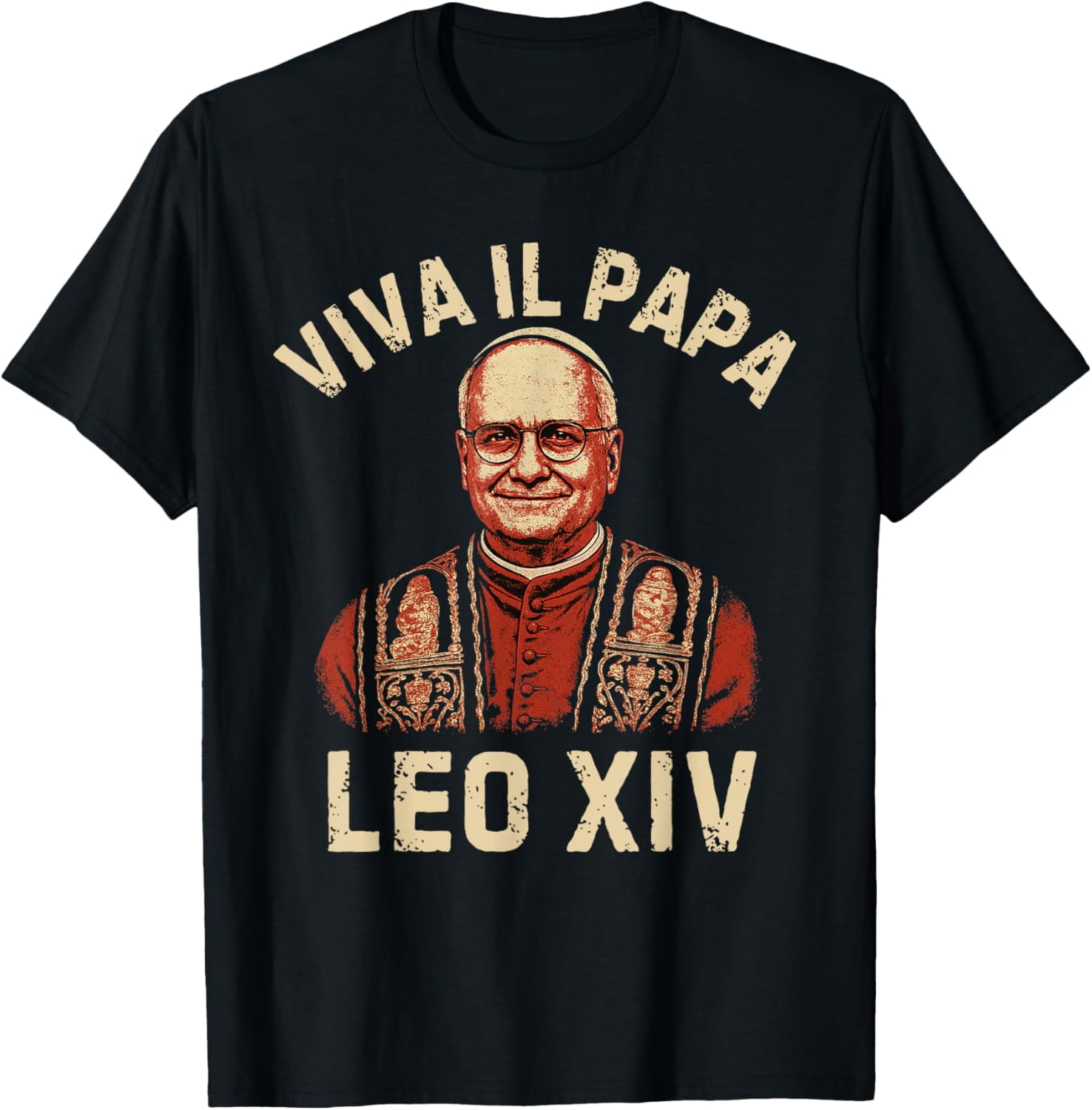 Sam Soft Viva Il Papa Pope Leo XIV T-Shirt - Walmart.com