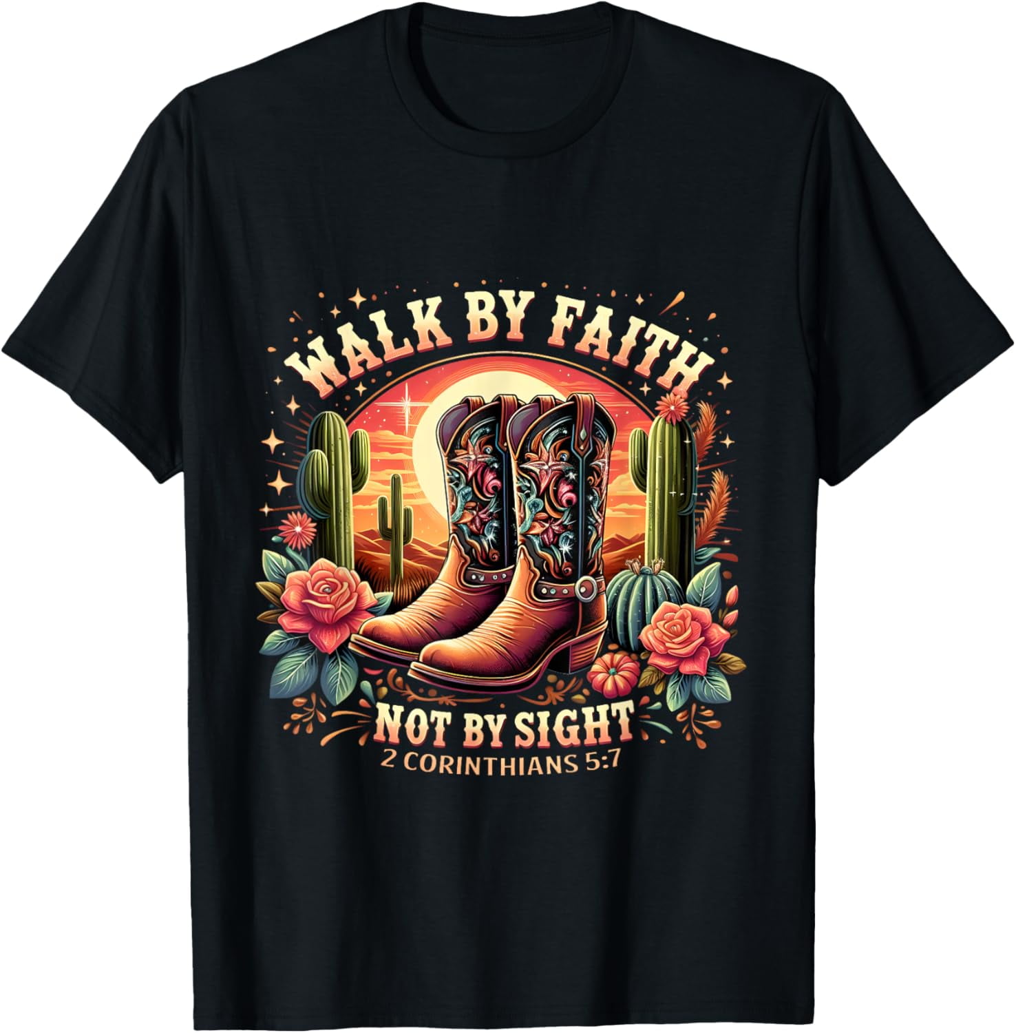 Sam Soft Walk by Faith Not by Sight Christian Wrangler Boots Western T ...