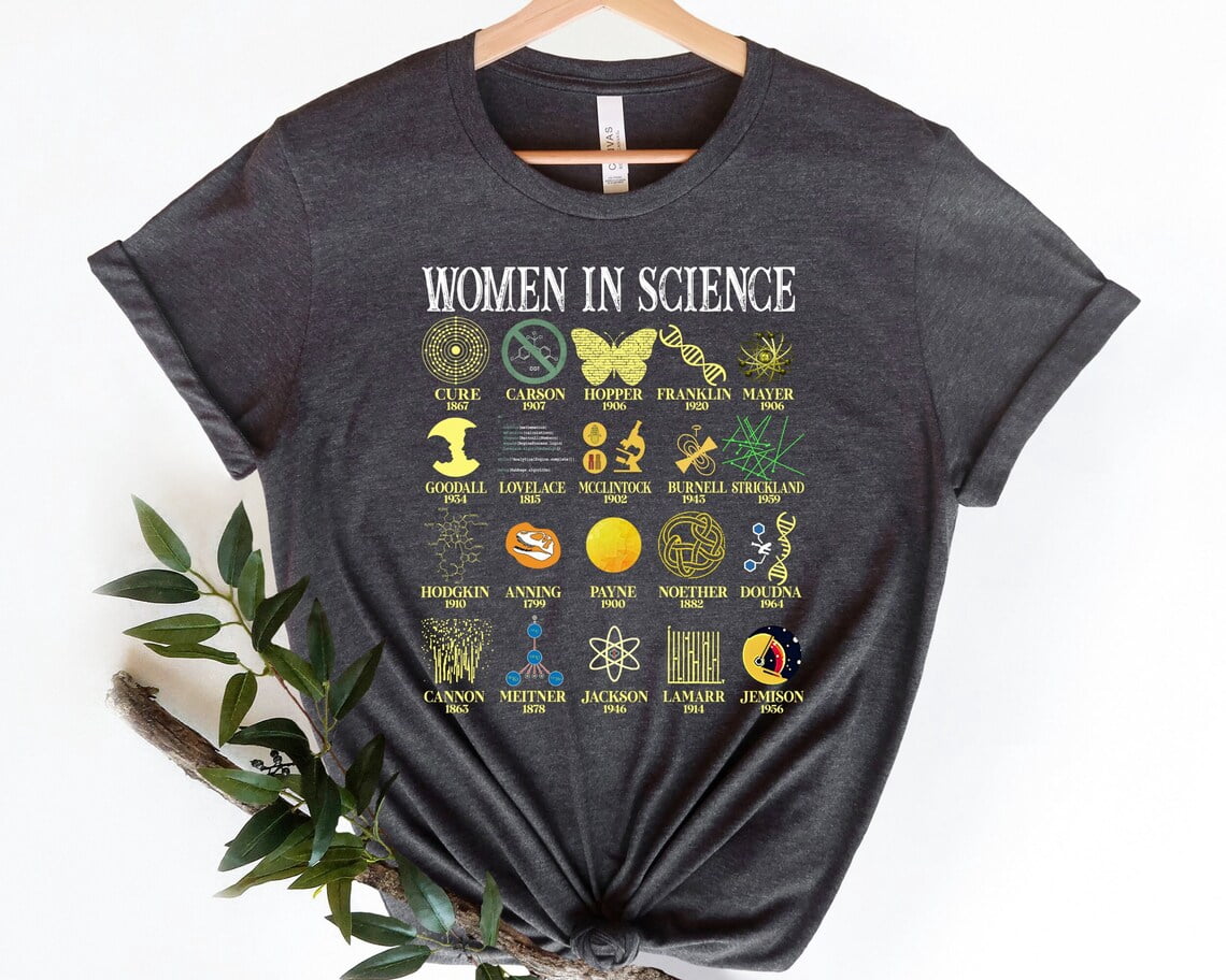 Sam Soft Women in Science T-Shirt, Science Shirt, PhD Gift Shirt, Women ...