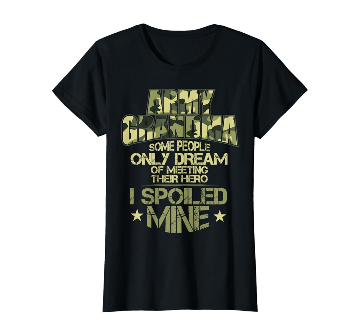 Sam Soft Womens Army Grandma T Shirt For A Proud Military Grandma ...