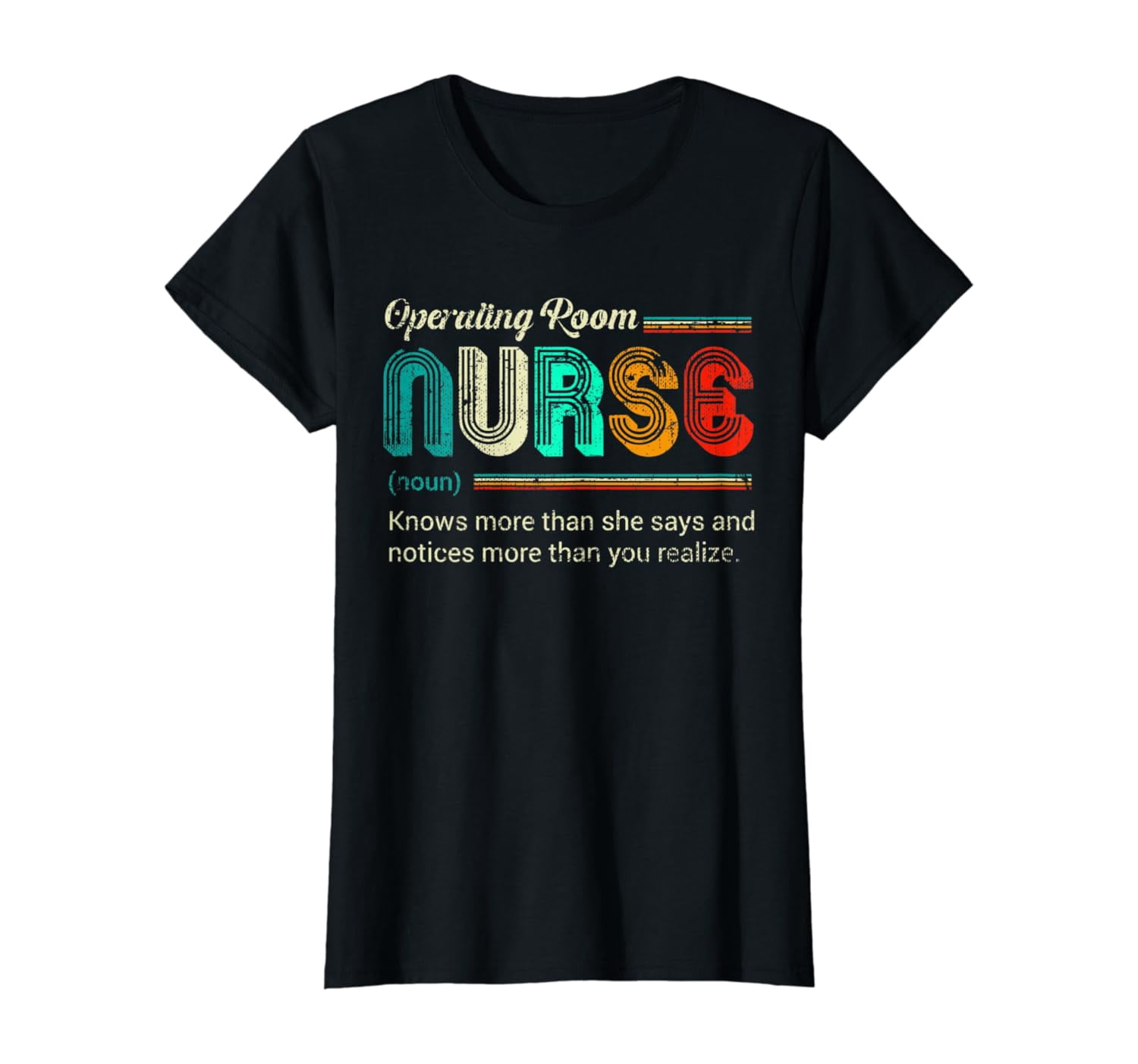 Sam Soft Womens Operating Room Nurse Funny Definition Quote Vintage ...