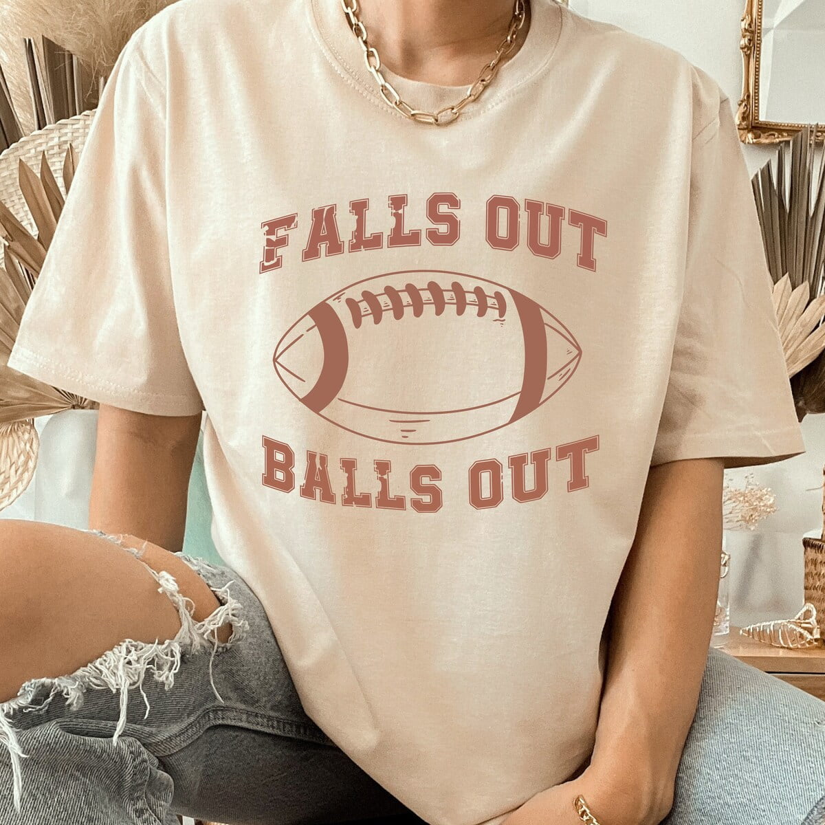 Sam Soft football jersey Falls Out Balls Out Football Shirt retro ...
