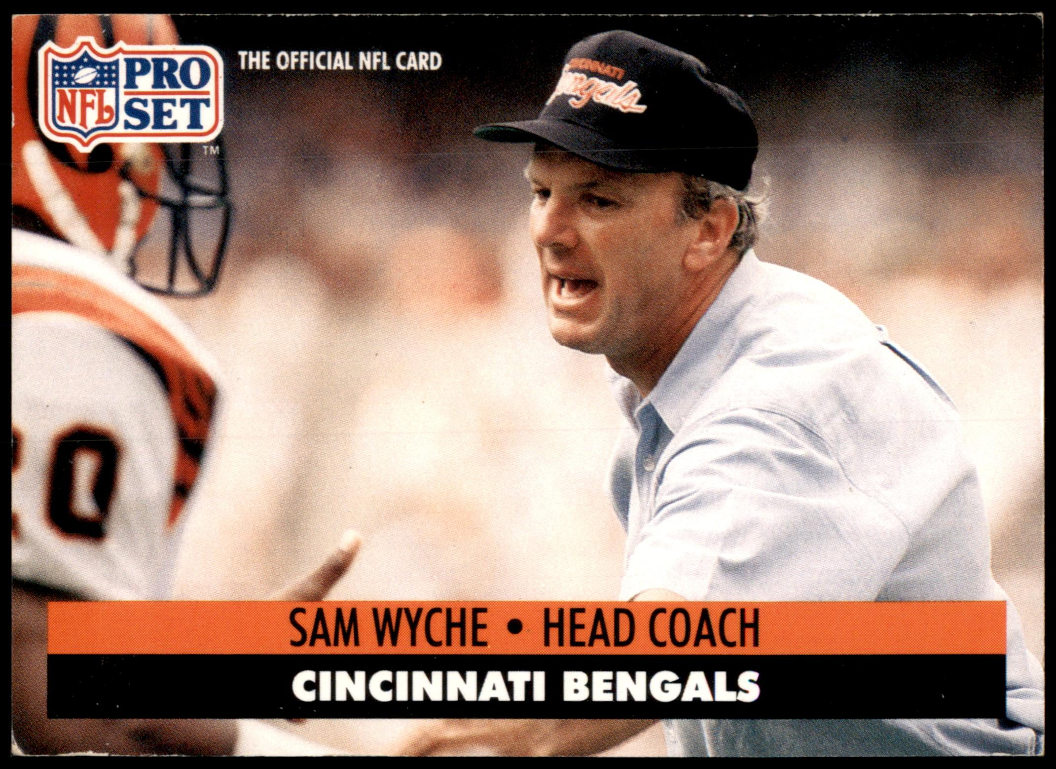 Sam Wyche #117 1991 Pro Set - Walmart.com