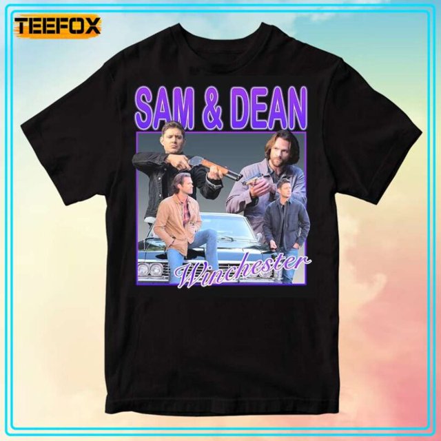 Sam and Dean Winchester Supernatural Movie T-Shirt - Walmart.com