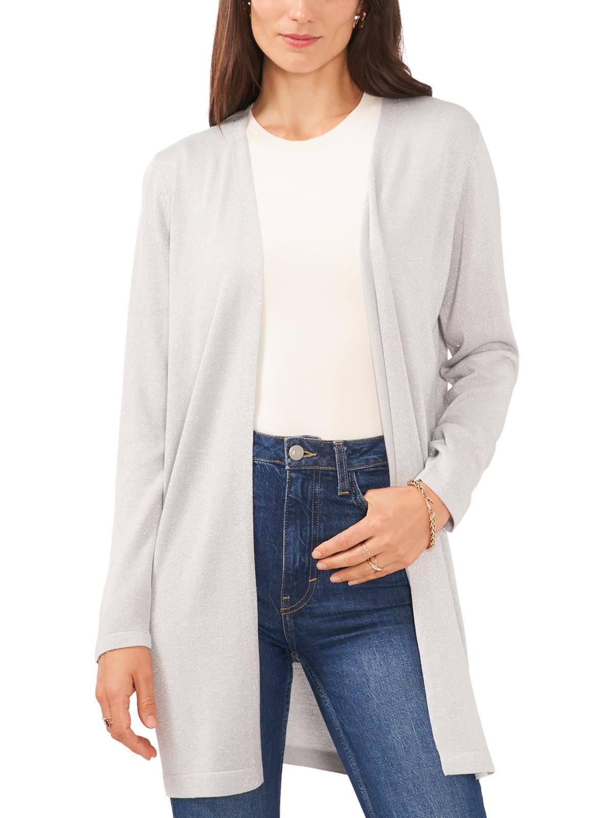 Sam and Jess Womens Shine Open Front Cardigan Sweater - Walmart.com
