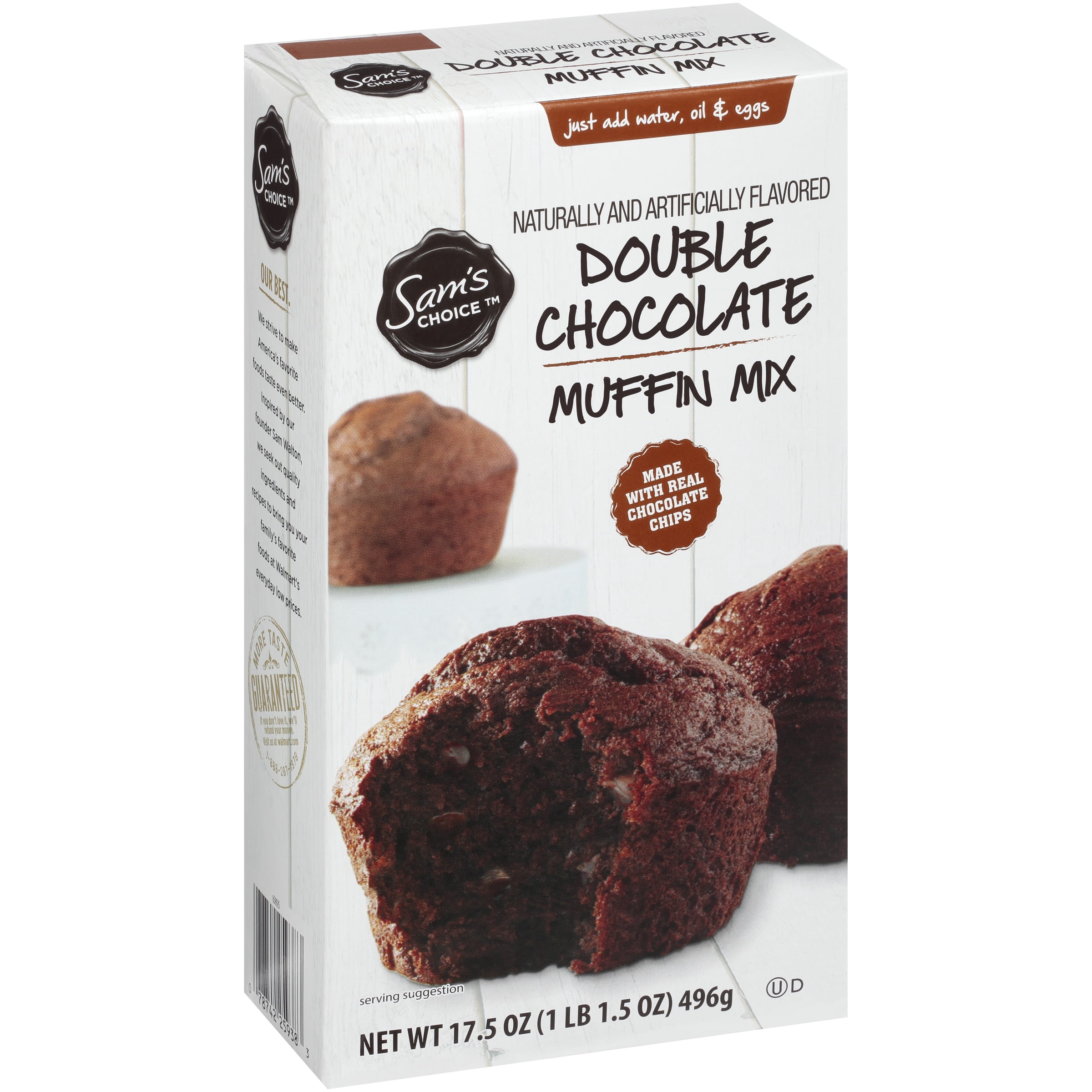 Sam's Choice Double Chocolate Muffin Mix, 17.5 oz - Walmart.com