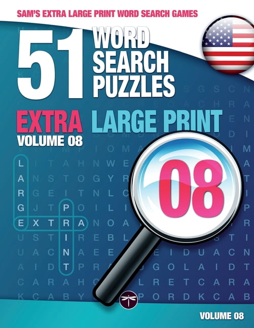 Sam's Extra Large-Print Word Search 51 Word Search Puzzles, Volume 8 ...