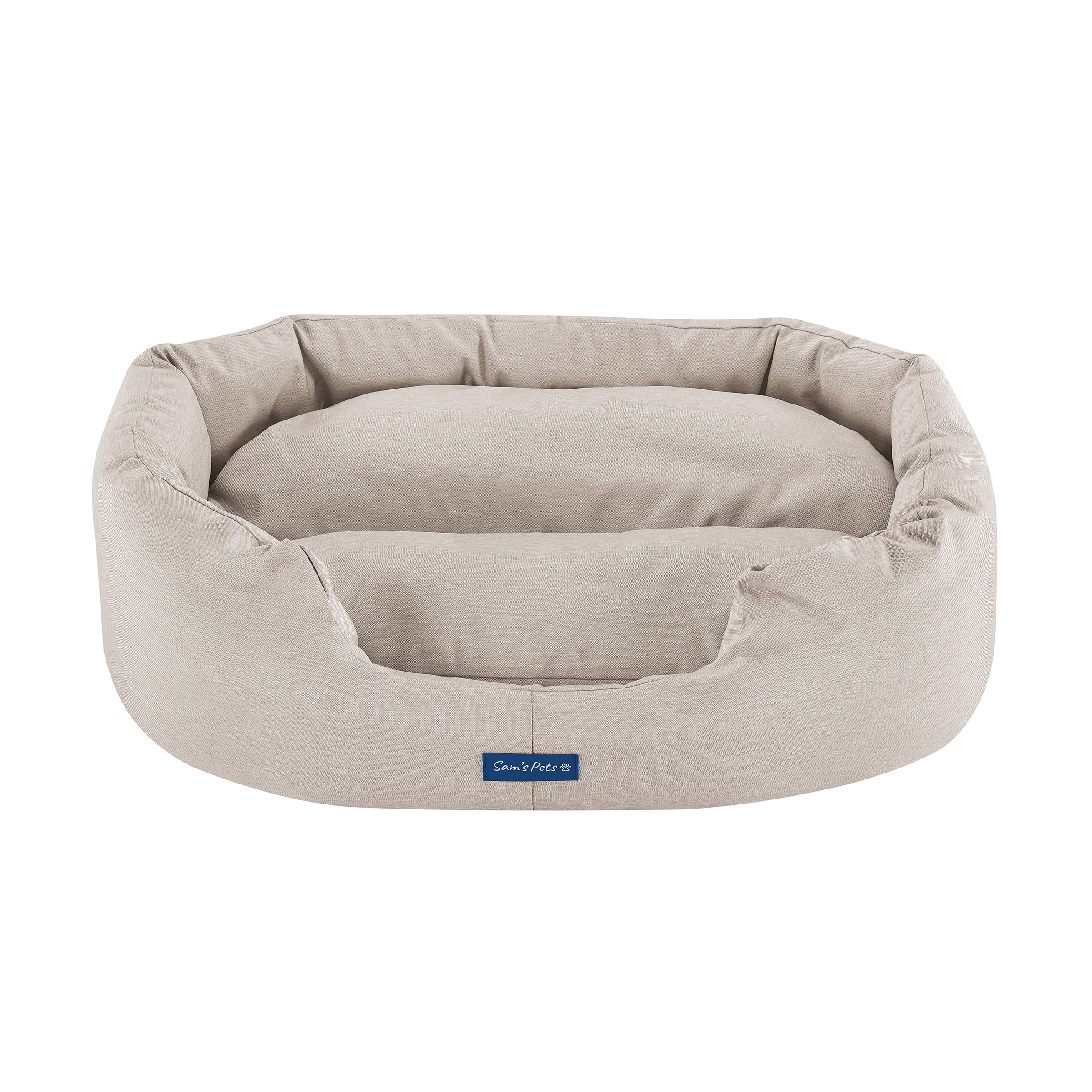 Sam's Pets Missy® Round Dog Bed Beige Small - Walmart.com