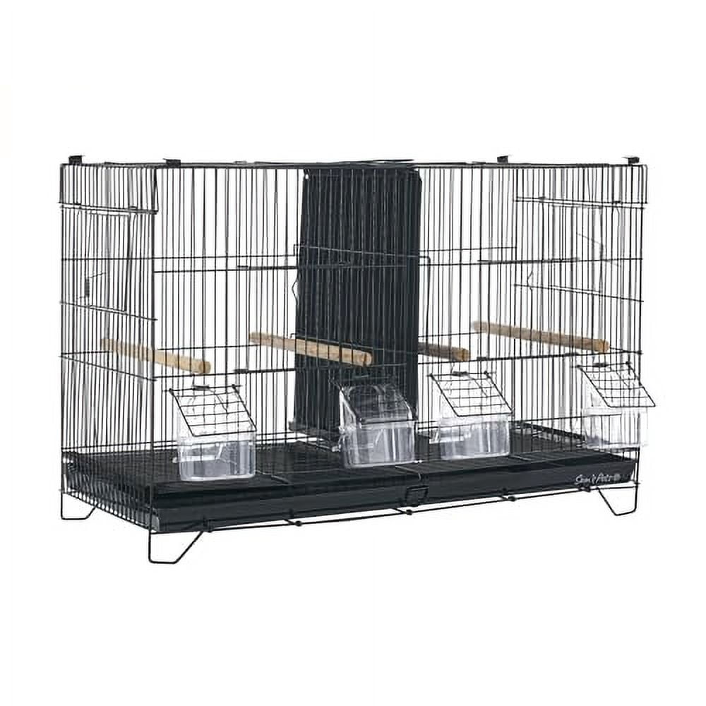 Sam's Pets Willow 24" Bird Cage, Black - Premium Iron, Spacious, Easy ...