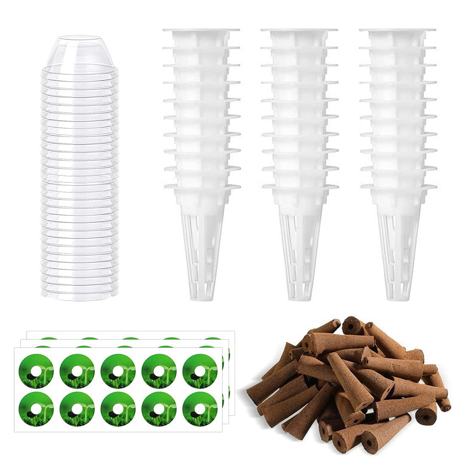 Hevirgo Hydroponic Growing Kit Herb Growing Kit 120pcs Hydroponic ...