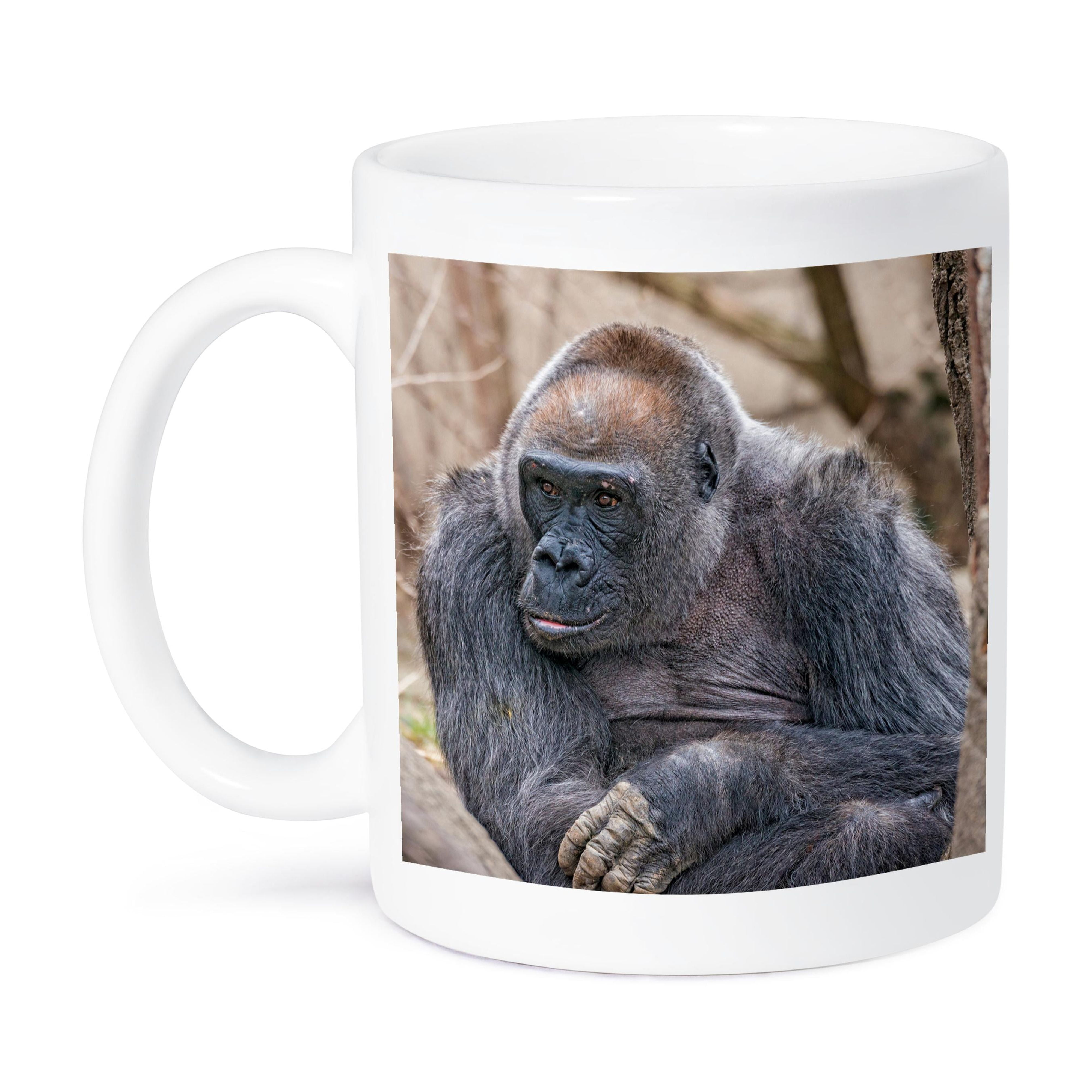 3dRose, Samantha, 44-year-old western lowland gorilla. Cincinnati Zoo ...