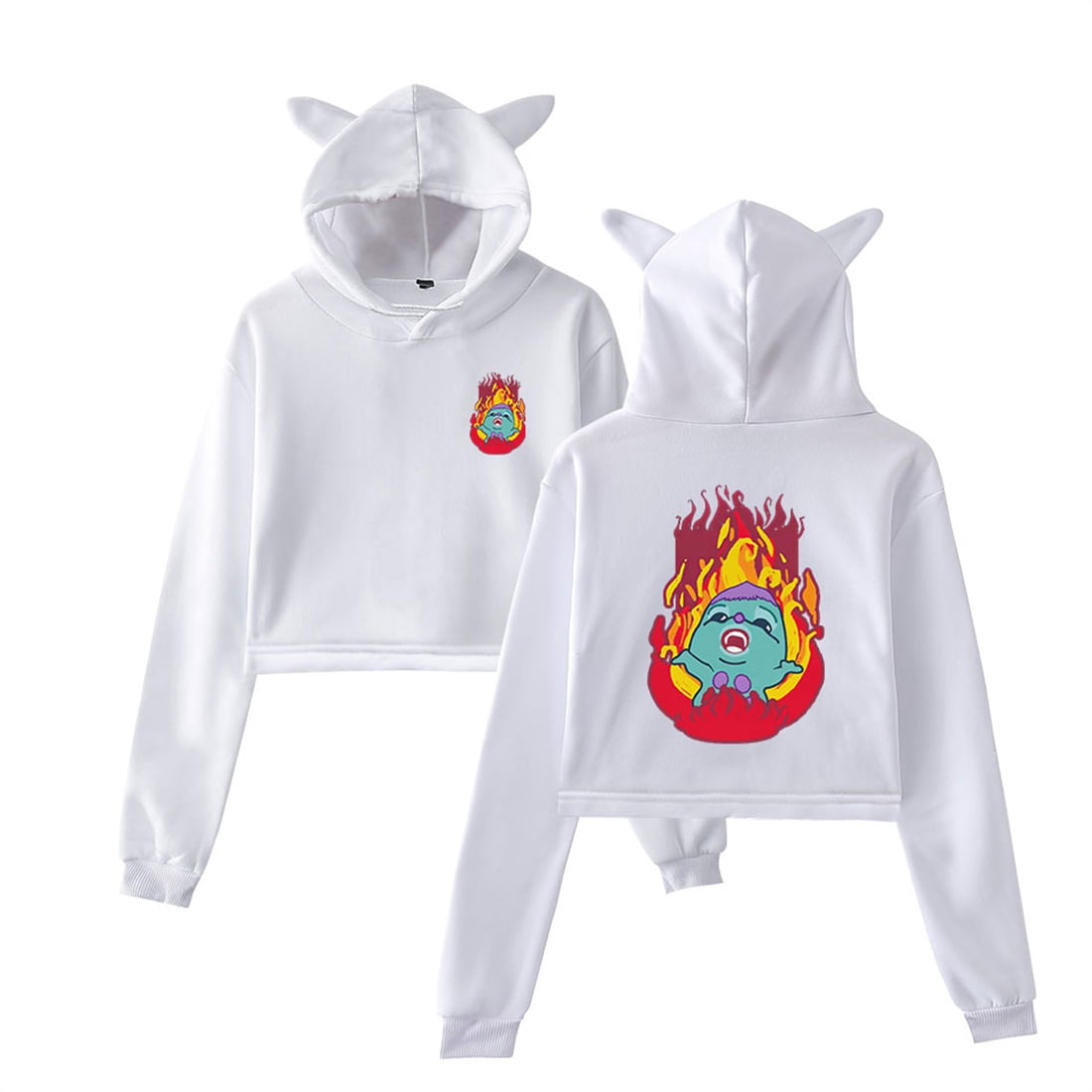 Samantha Eve BB Slay Short Hoodies Hip Hop Cat Ear Clothes Unique Short ...