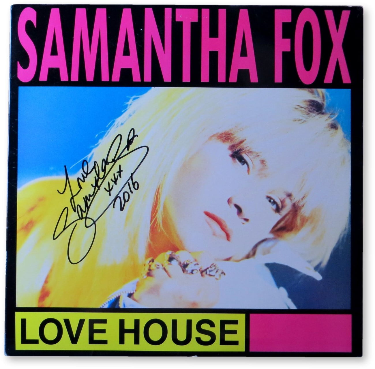 Samantha Fox Signed Autographed Record Album Cover Love House JSA ...
