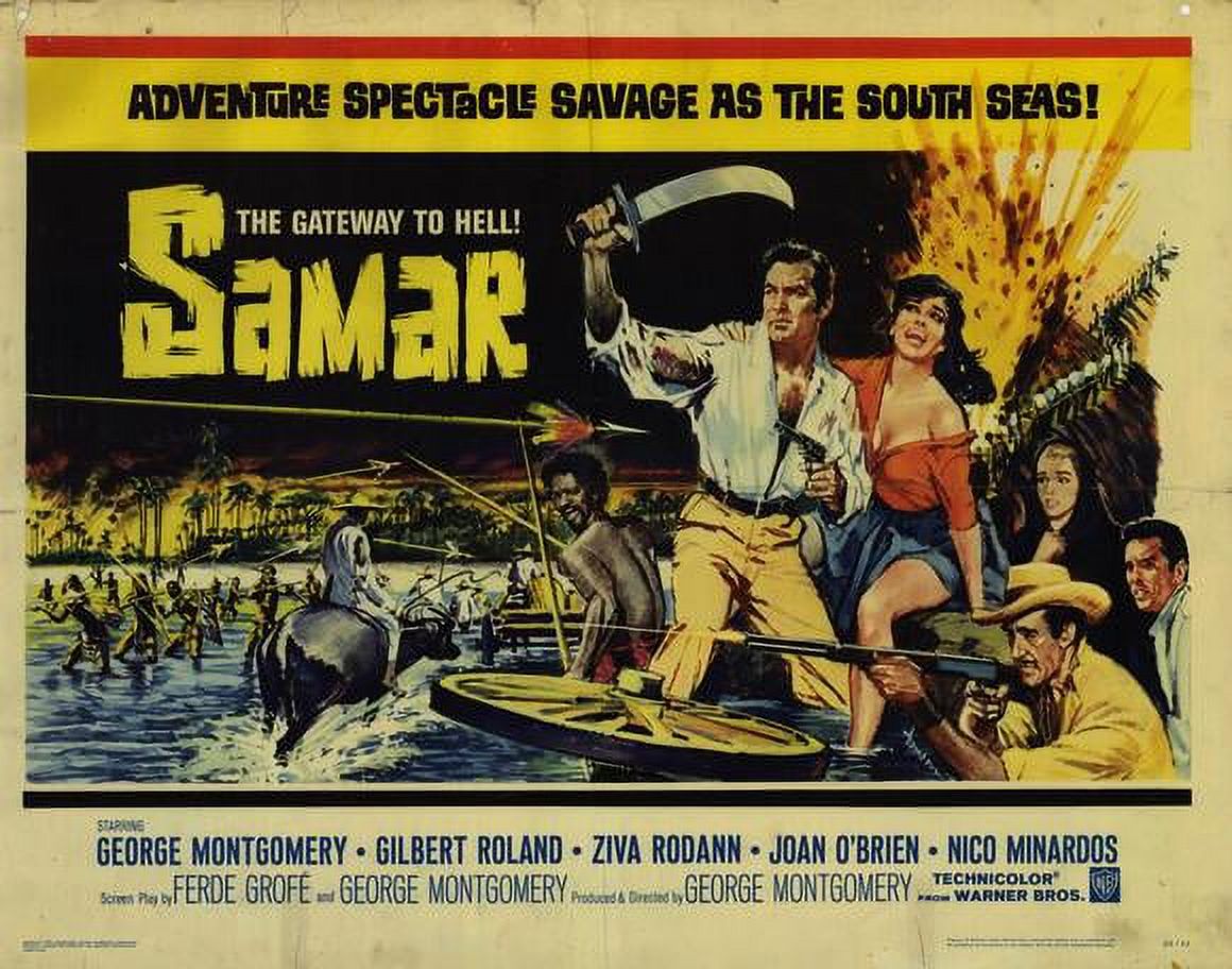 Samar - movie POSTER (Half Sheet Style A) (22" x 28") (1962) - Walmart.com