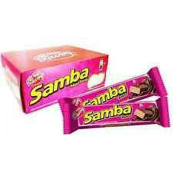 Savoy Samba Fresa Strawberry Biscuits with Chocolate, 20 Units, 32g ...