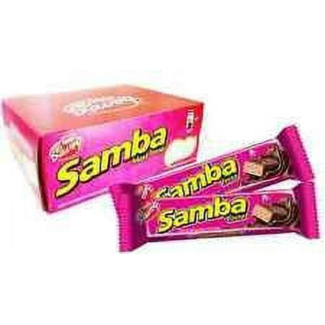 Savoy Samba Fresa Strawberry Biscuits with Chocolate, 20 Units, 32g ...