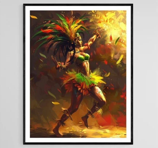 Samba Illustration, Handcrafted And Exquisite Artwork, Perfect For ...