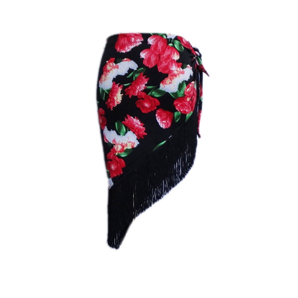 Samba Tango Rumba Cha Cha Salsa Latin Dancer Skirts Tassel Wrap Skirt ...