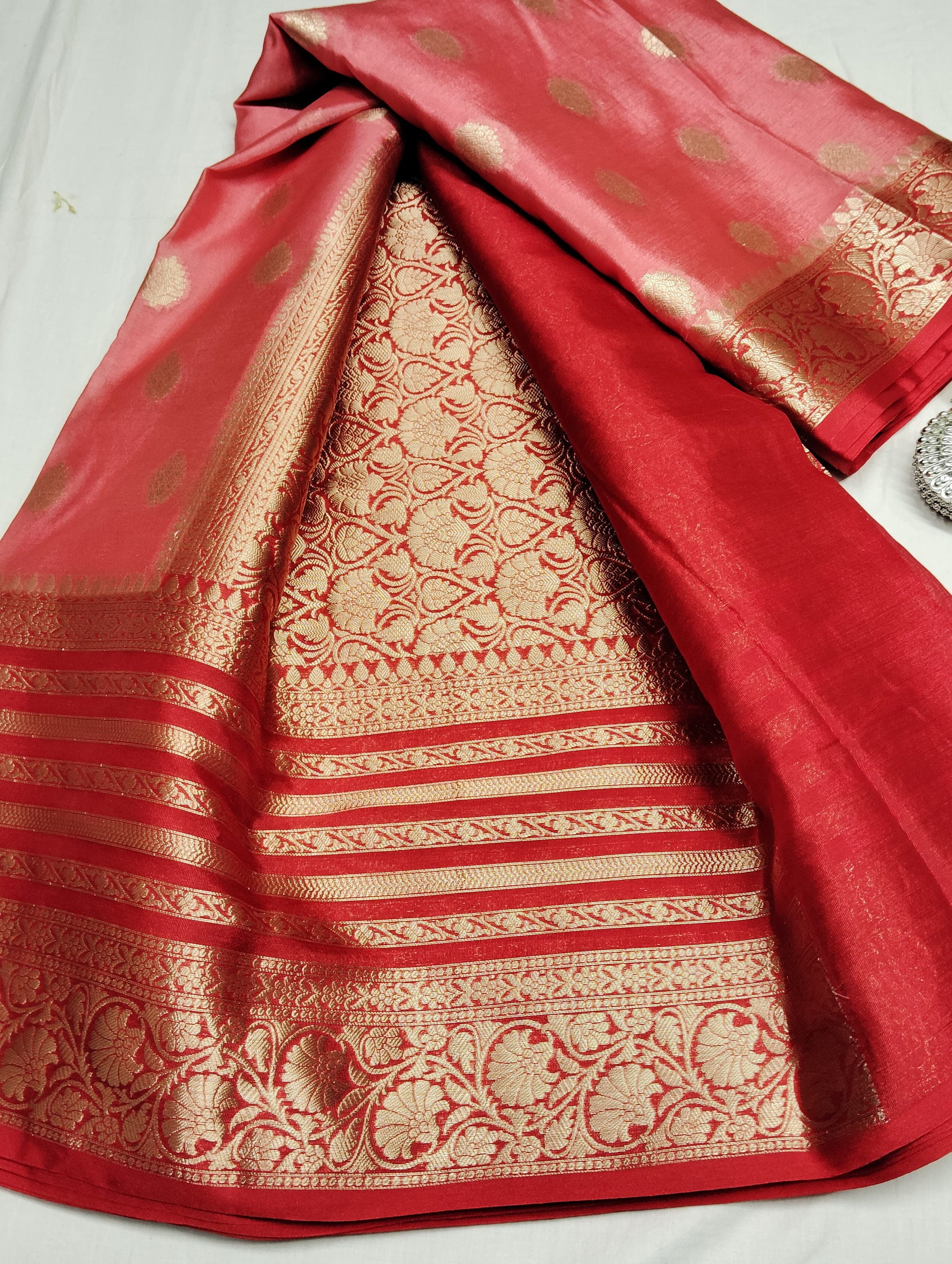 Sambalpuri Latest Benarasi Soft warm Silk dollar buti Sarees with ...