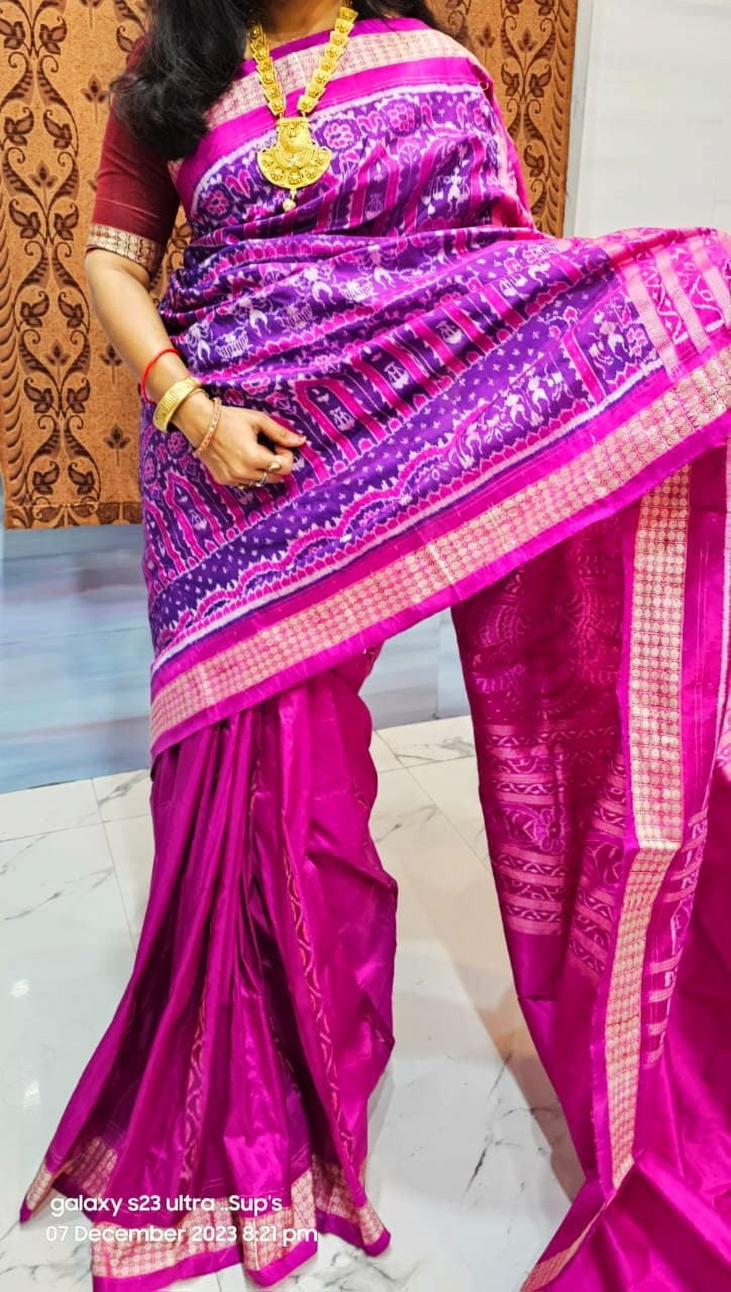 Sambalpuri Odisha dolbal wedding patali pata silk pasapali silk ...