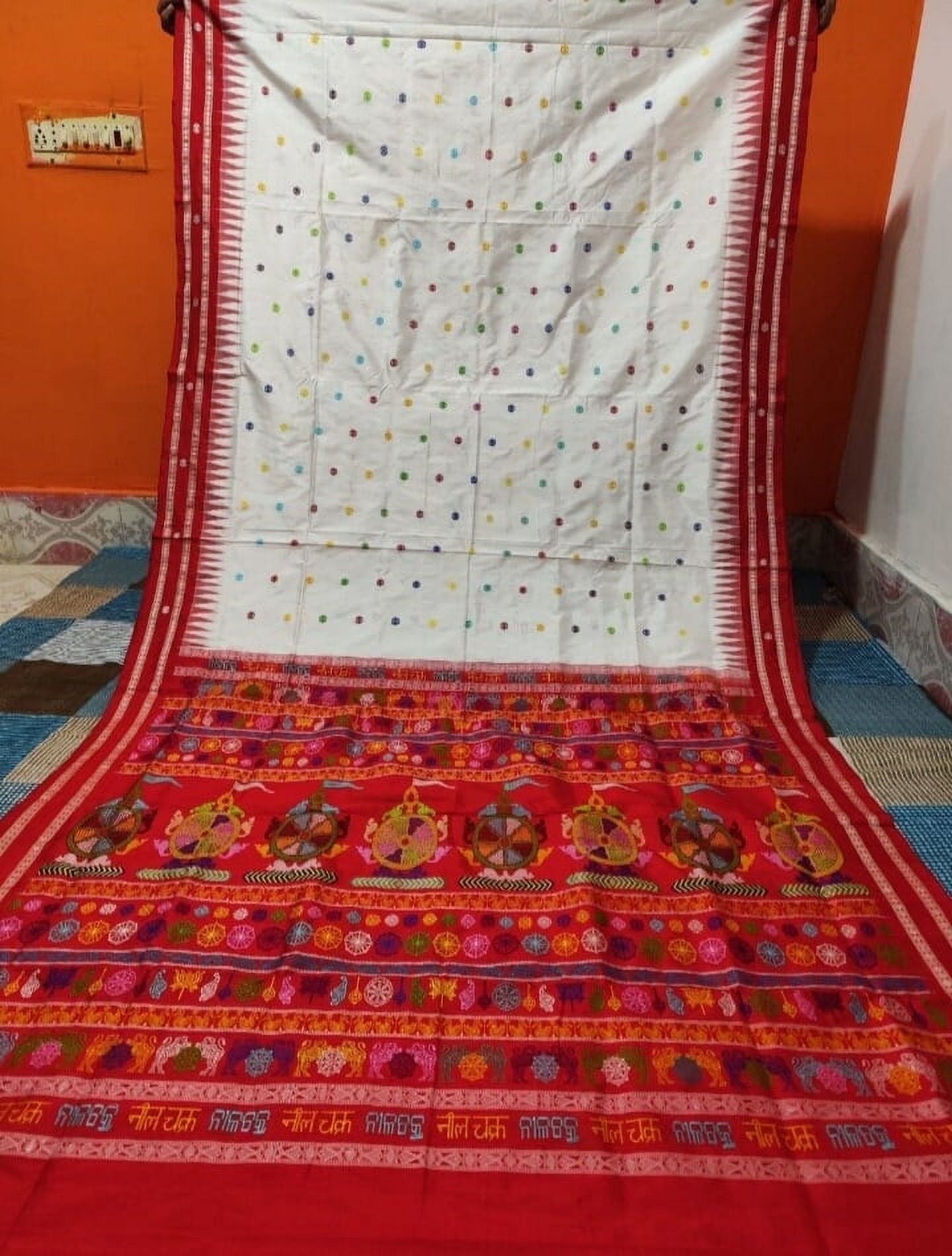 Sambalpuri saree dolabedi style saree odiya silk with blouse piece ...