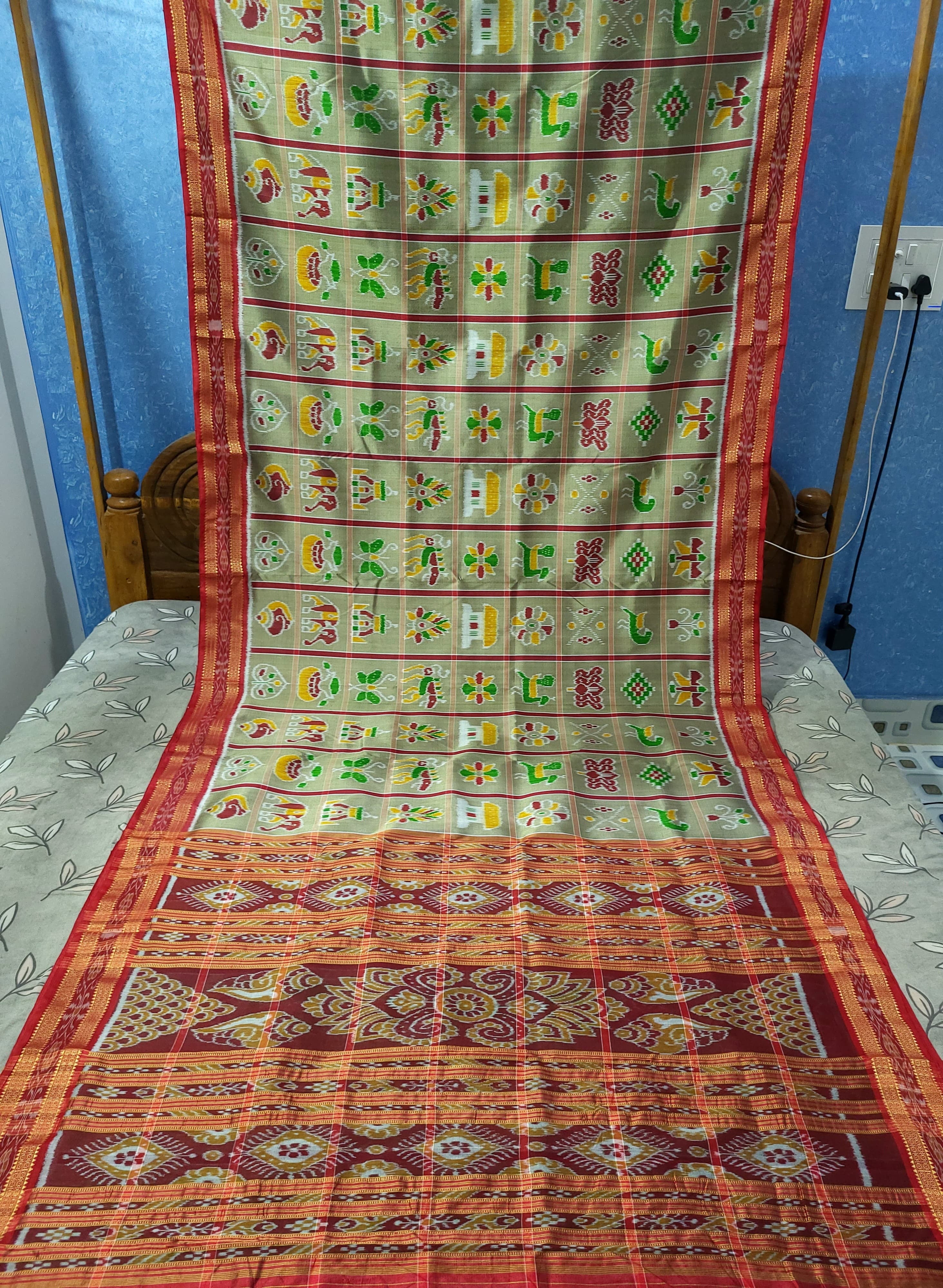 Sambalpuri saree dolabedi style saree odiya silk with blouse piece ...