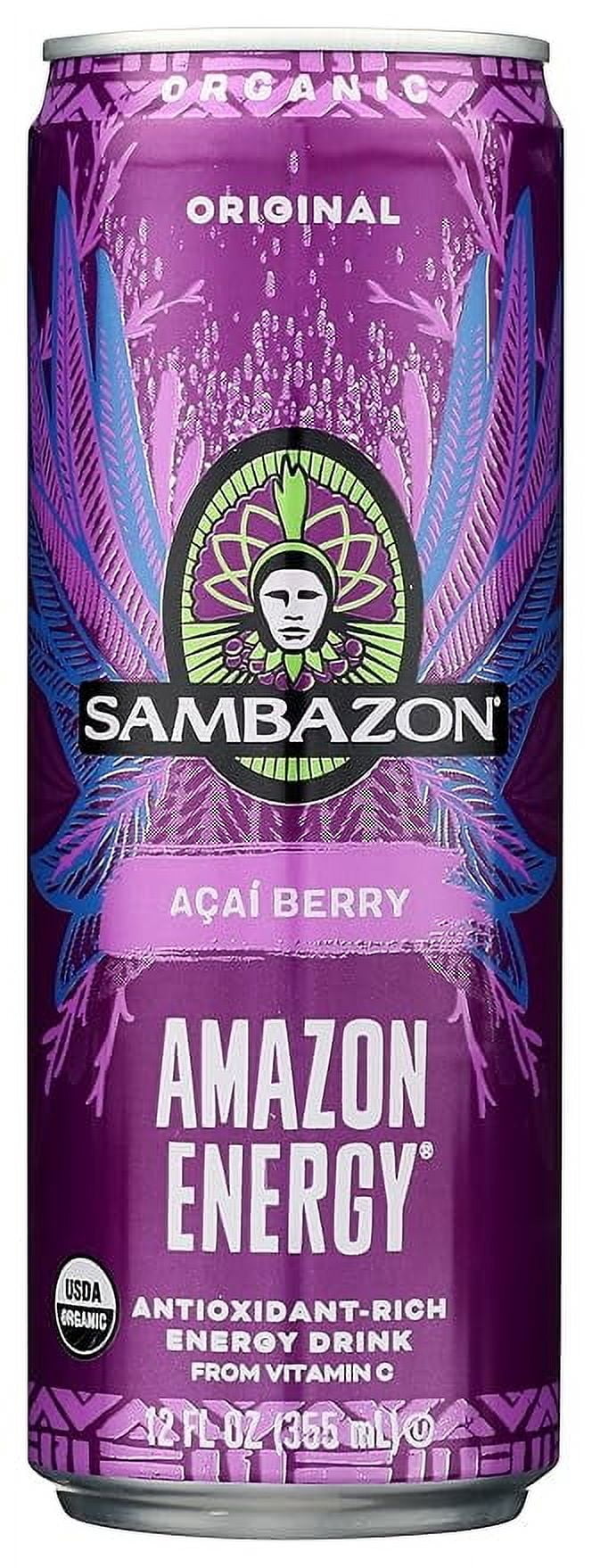 Sambazon, Energy Drink Single Organic, 12 Fl Oz - Walmart.com