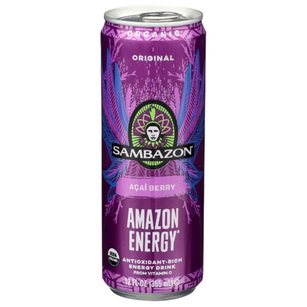 Sambazon Organic Original Amazon Energy Drink 12 fl oz (Pack Of 3 ...