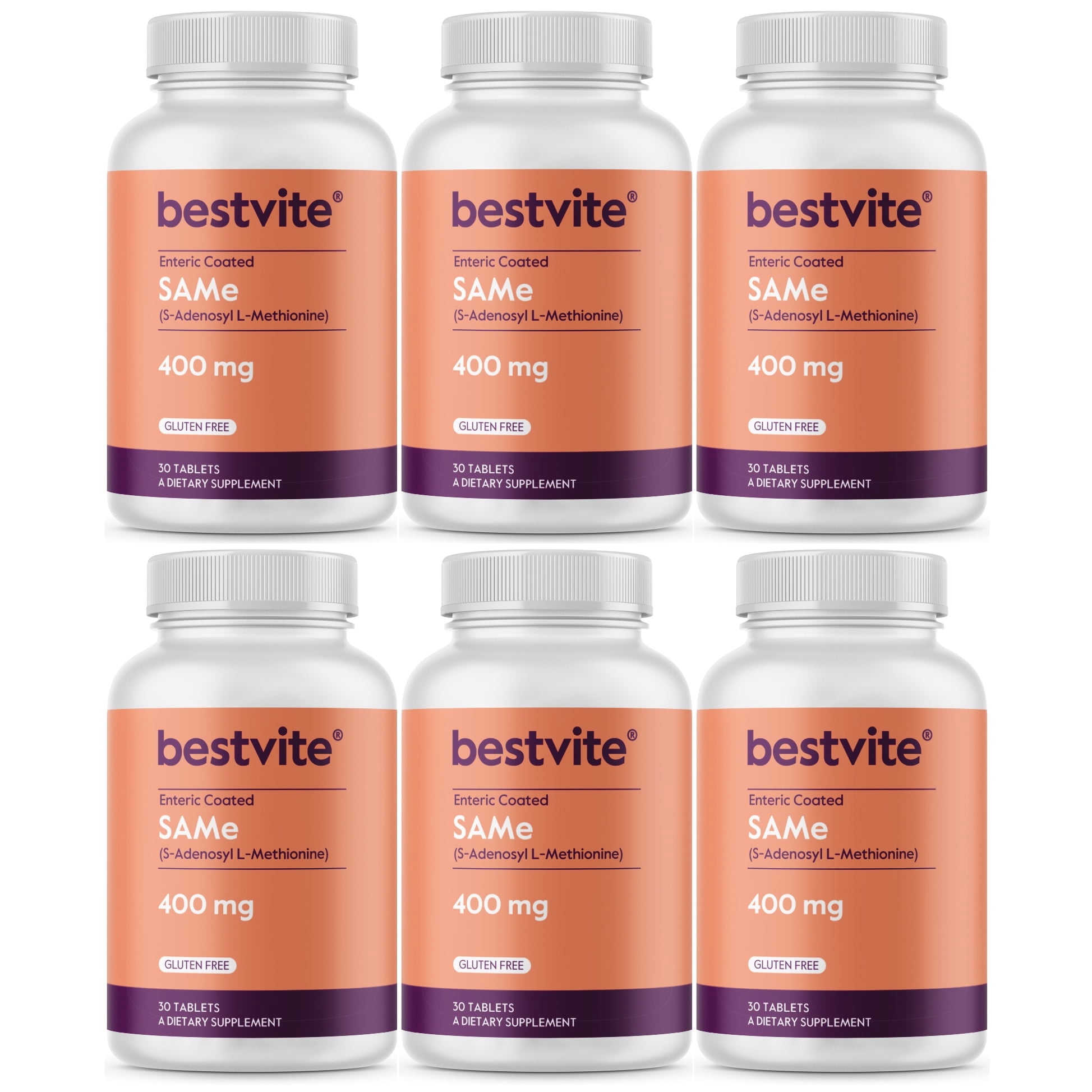 Same 400mg (180 Tablets)(6-Pack) Premium Ingredient from Italy ...