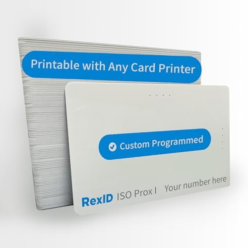 Same Day Custom Programmed & NumberedISO Prox I Cards-26bit H10301 ...