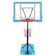 PVC Transparent Board Basket Frame Adjustable 115-135cm Poolside ...