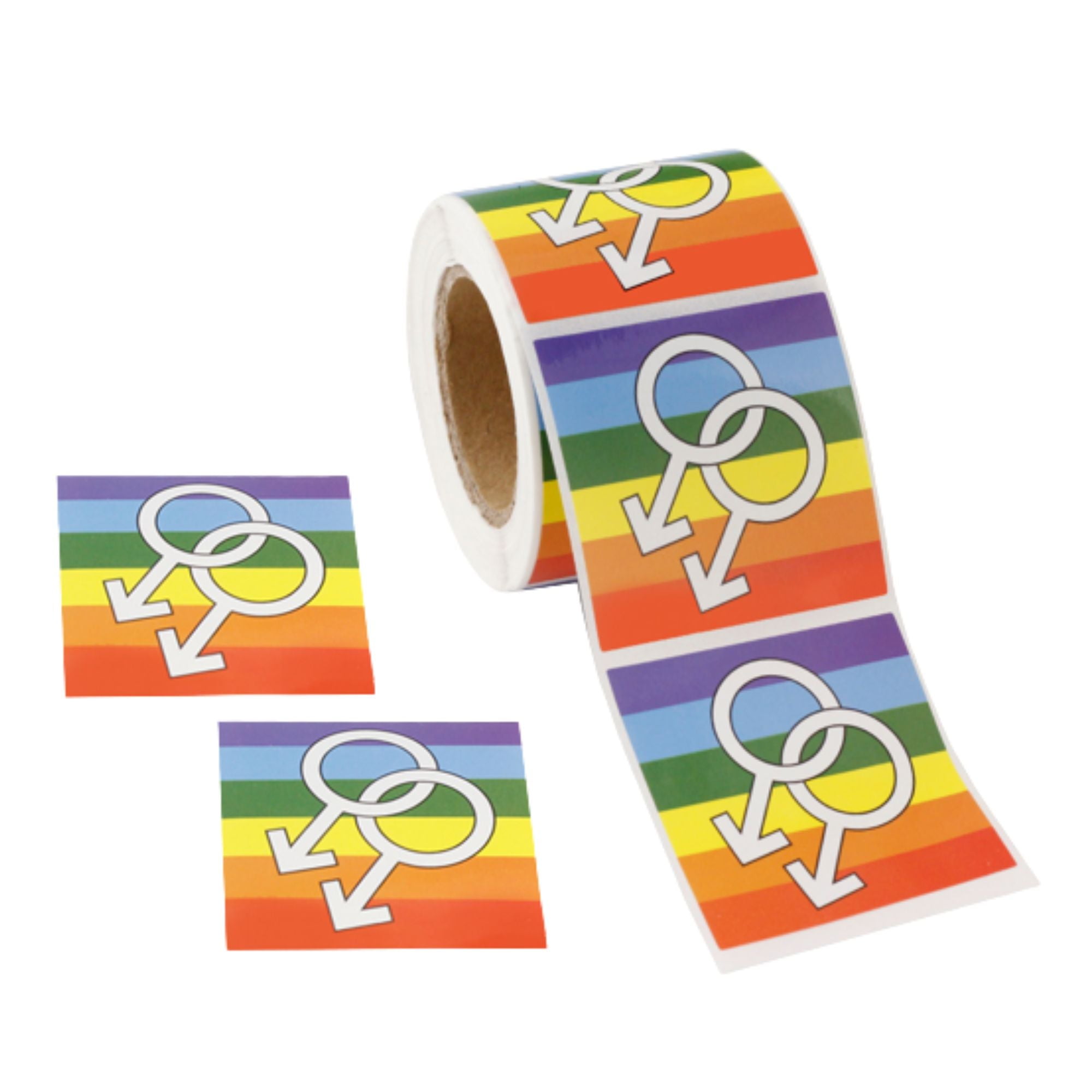 Same Sex Male Symbol Stickers (250 per Roll) - Walmart.com