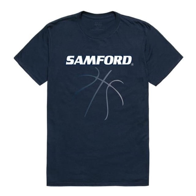 Samford University Basketball T-Shirt, Navy 2 - 2XL - Walmart Business ...