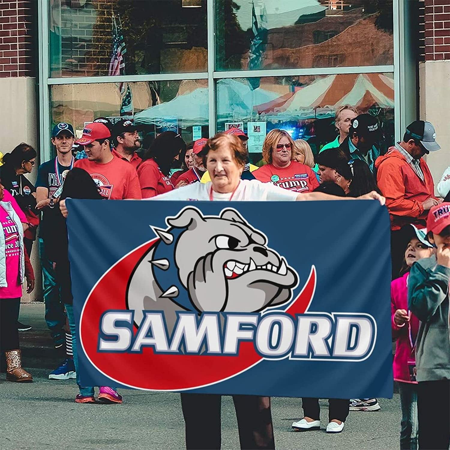 Samford University Logo Garden Flag 3x5 Ft Decor Outdoor Banner Sign ...