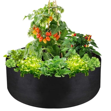 Fabric Raised Garden Bed 4x2x1ft Garden Grow Bed Bags for Growing Herbs ...
