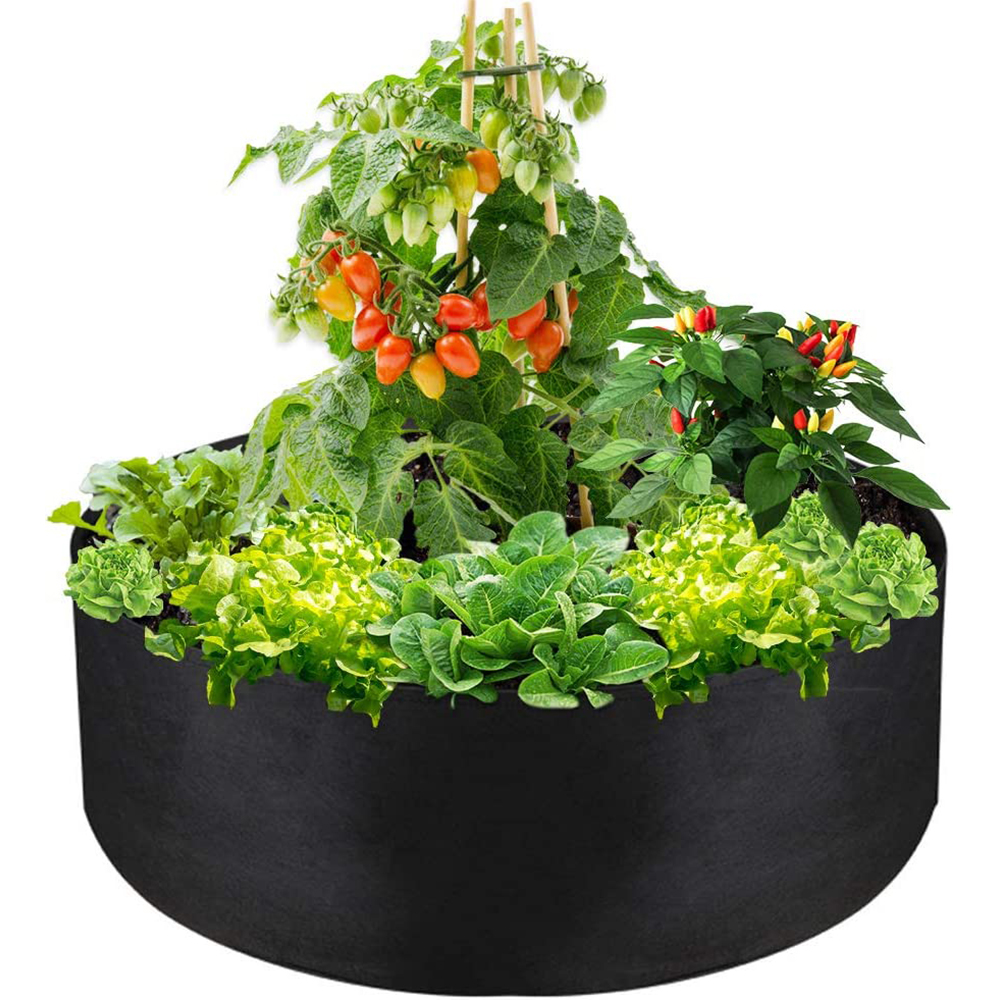 15/50/100 Gallon Plants Growing Bag Raised Plant Bed Garden Flower ...