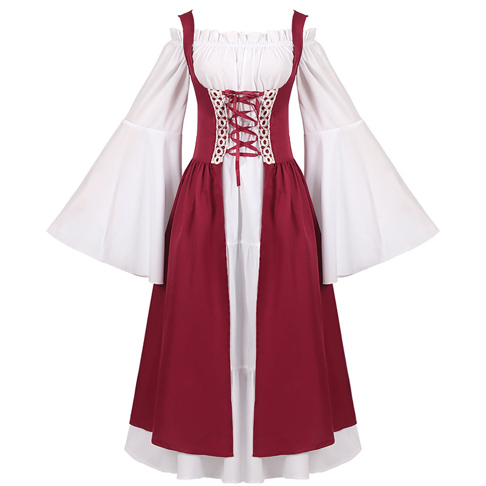 Samickarr Medieval Dress Renaissance Costume For Women Victorian Dress ...