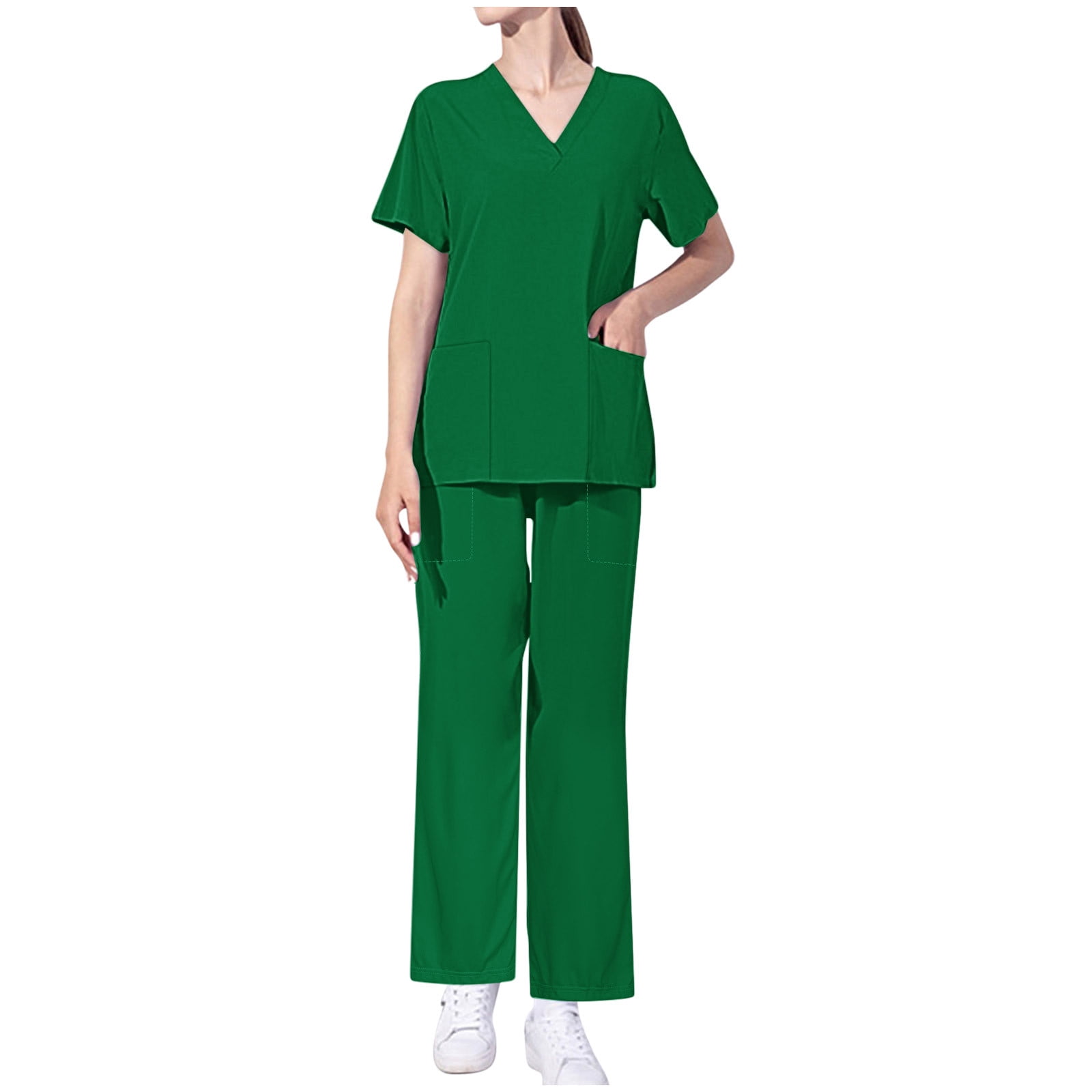 Samickarr Nursing Uniforms Scrubs Sets For Woman And Man Clearance Plus ...